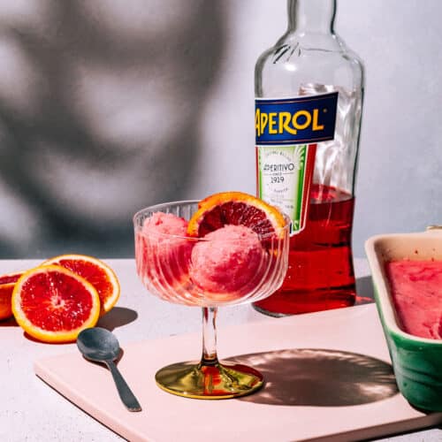 Aperol Sorbet Recipe (Perfect for a Frozen Aperol Spritz!) - Screaming ...